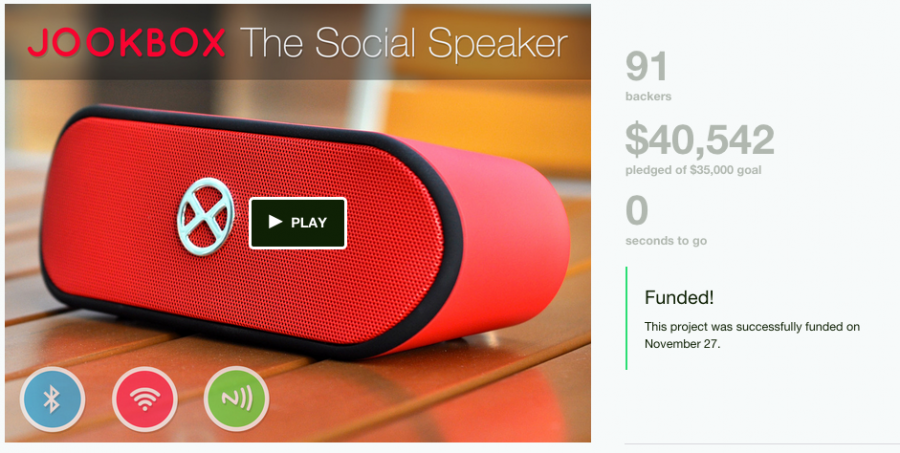 A Success on Indiegogo and Kickstarter, JookBox WiFi Speakers Explains ...